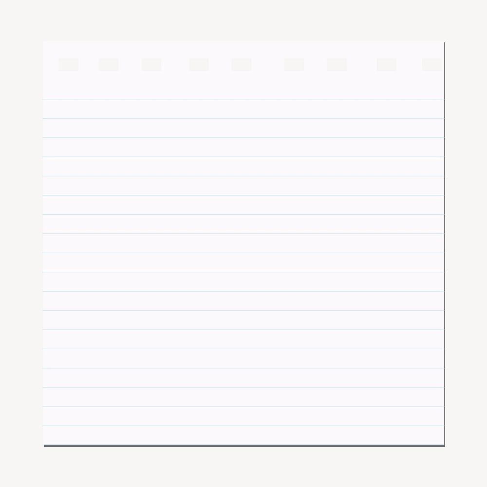 Note paper clipart, stationery illustration | Free Vector - rawpixel