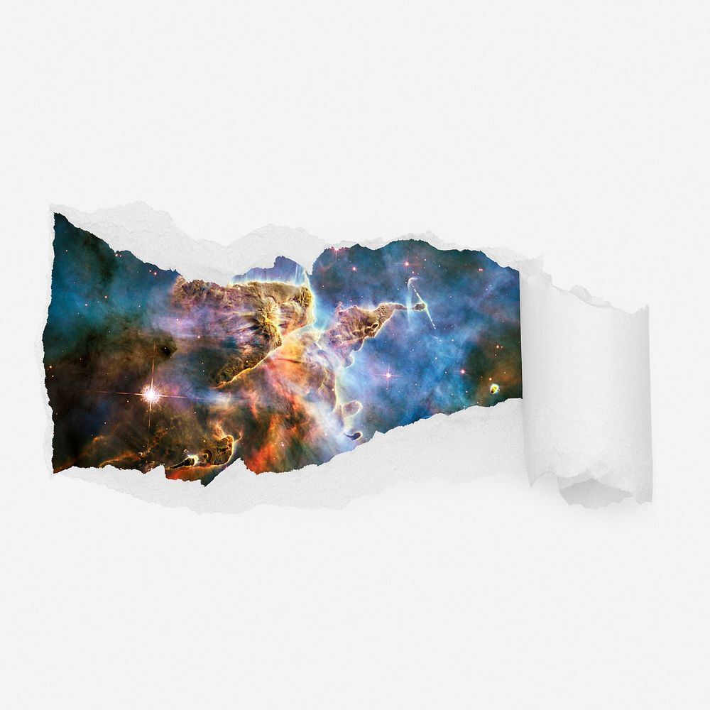 Nebula galaxy aesthetic ripped paper | Free Photo - rawpixel