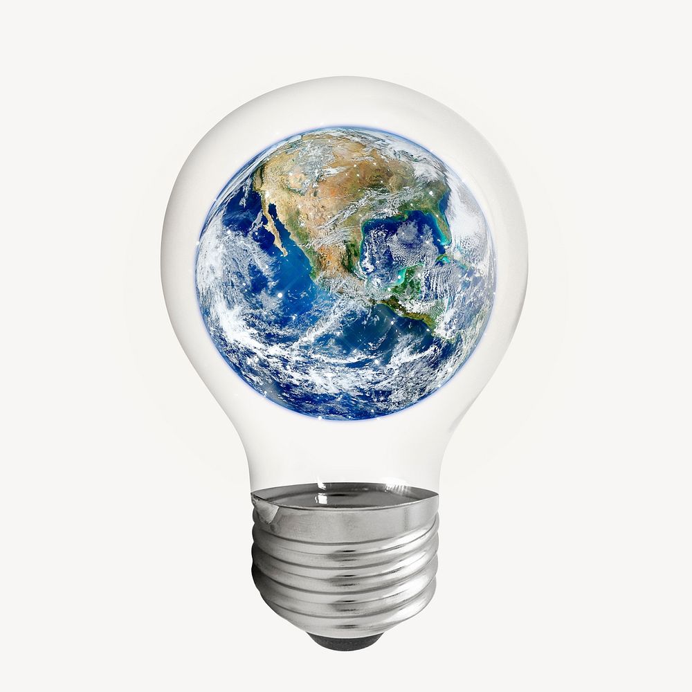 Earth light bulb, environment graphic | Free Photo - rawpixel