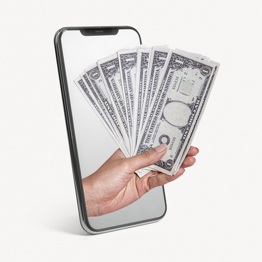 Money, mobile phone, digital design | Free Photo - rawpixel