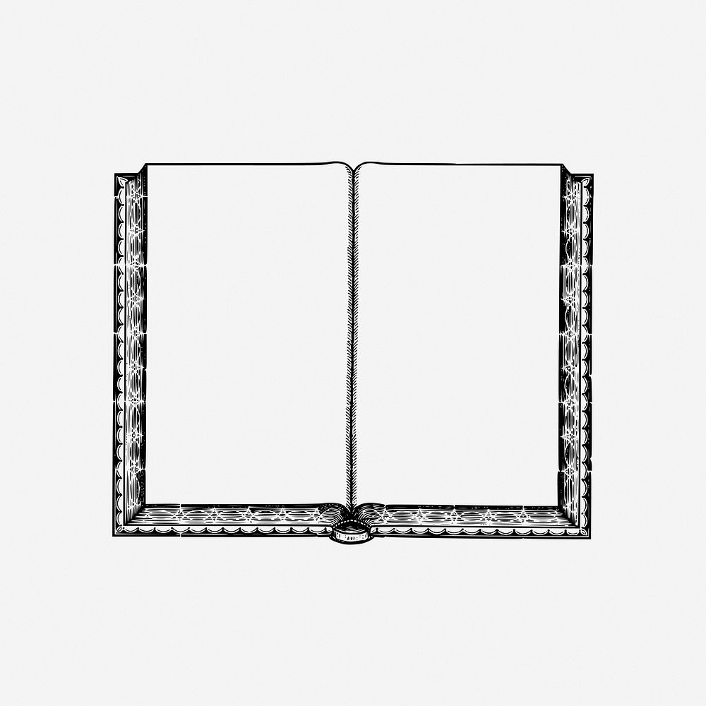Vintage book, frame illustration. | Free Photo Illustration - rawpixel
