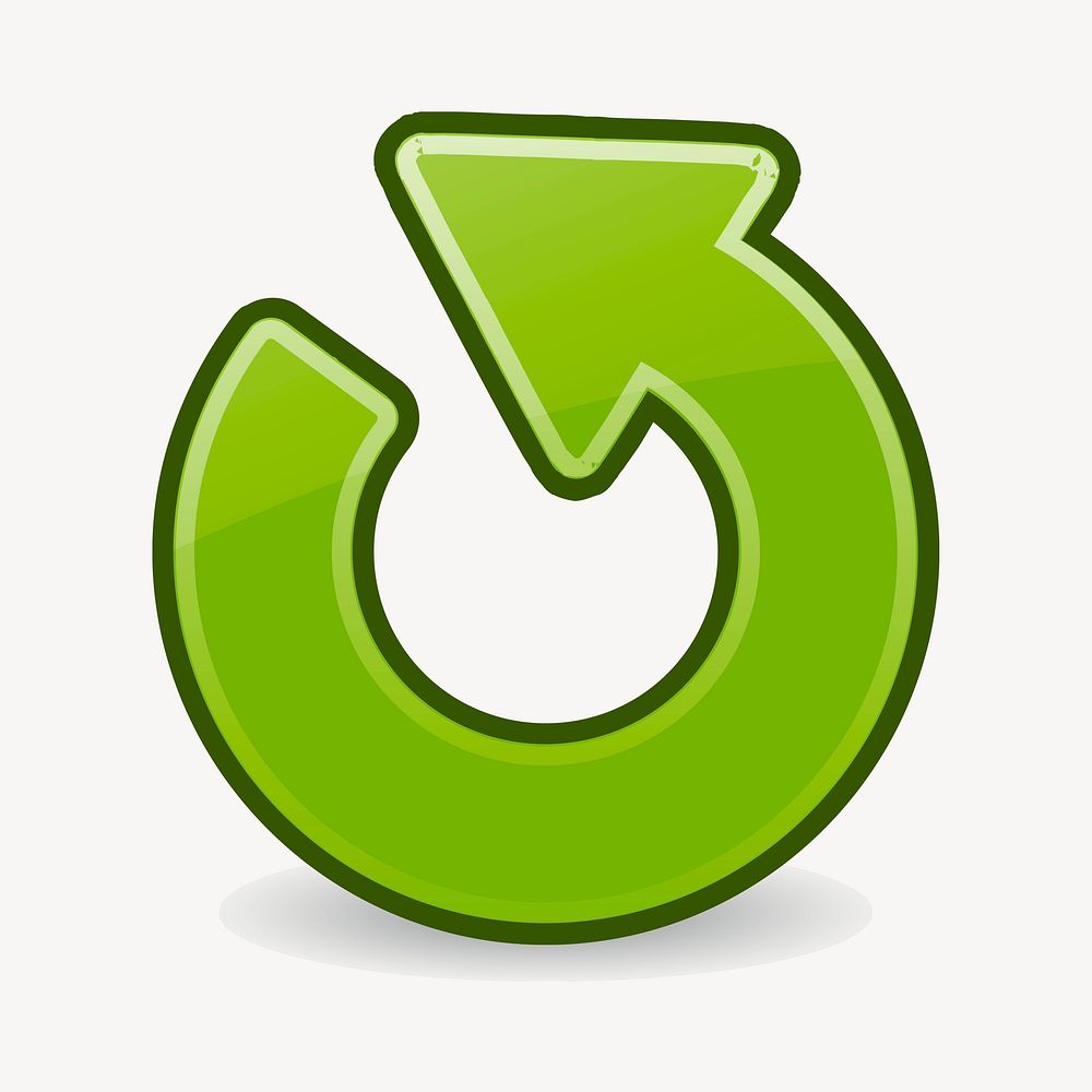 Refresh icon clipart illustration psd. | Free PSD - rawpixel