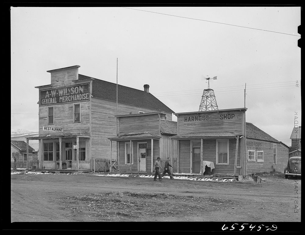 Jackson, Montana. Main street Jackson, | Free Photo - rawpixel