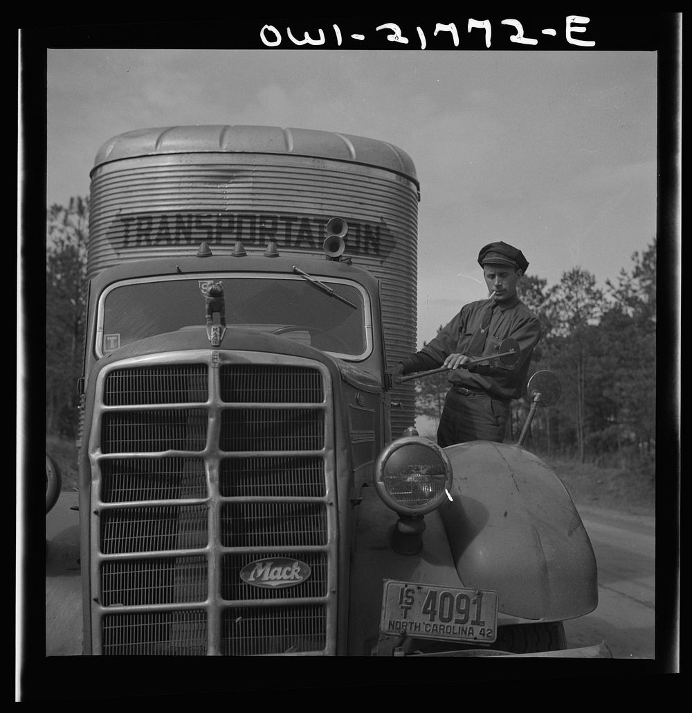 Joe Crow adjusting rear view | Free Photo - rawpixel