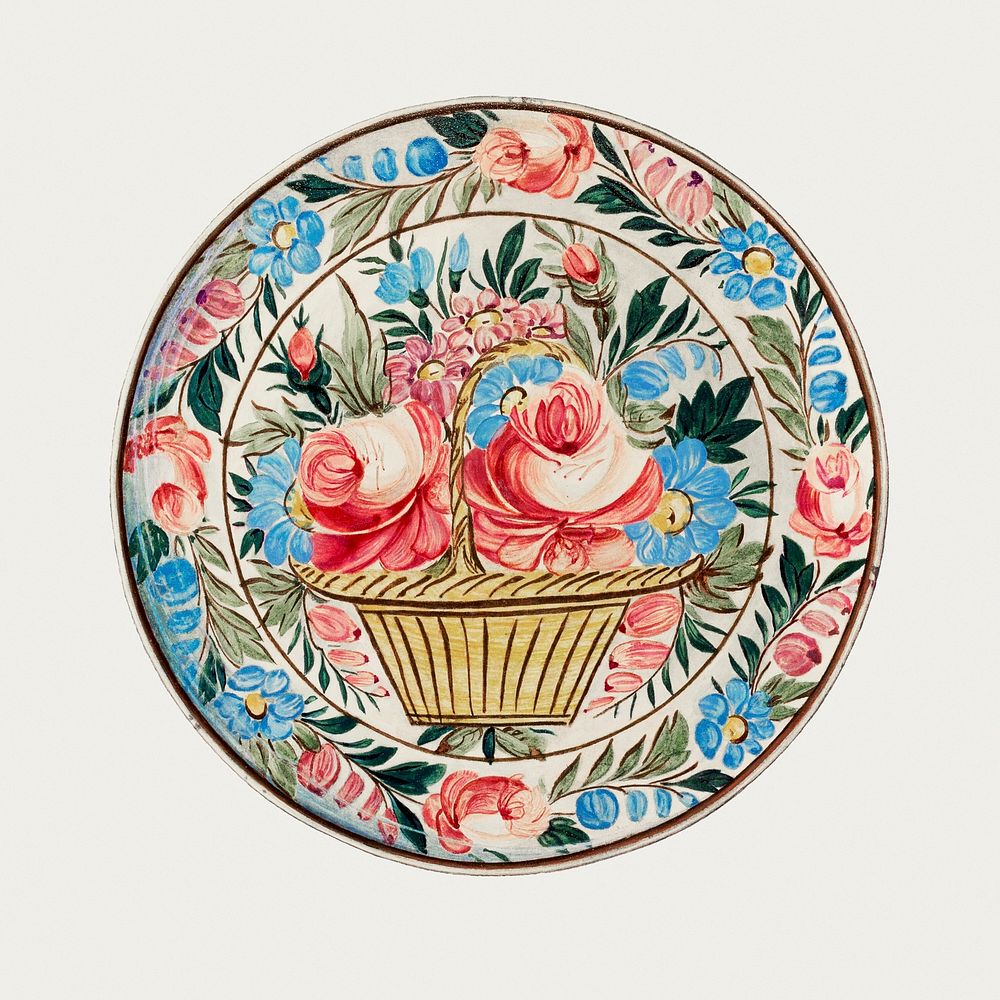 Vintage plate illustration, remixed artwork | Premium Photo ...