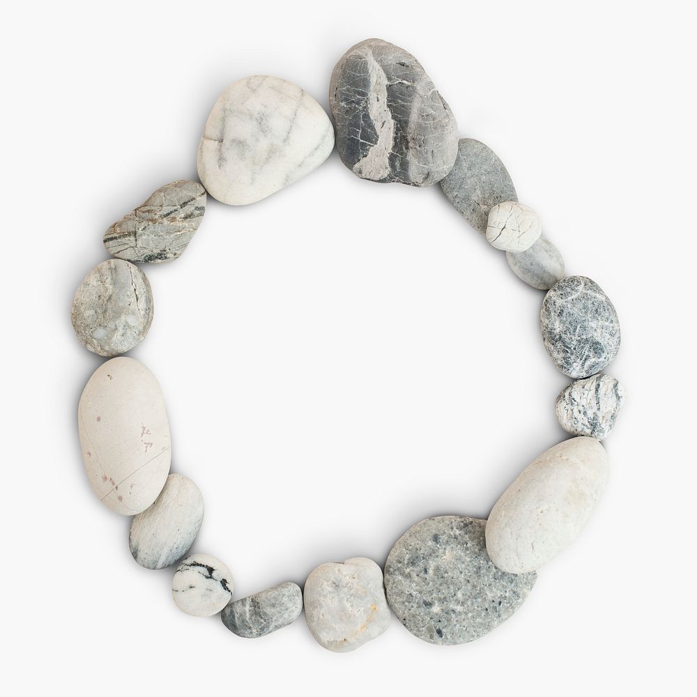 Rock frame circle white background | Free Photo - rawpixel