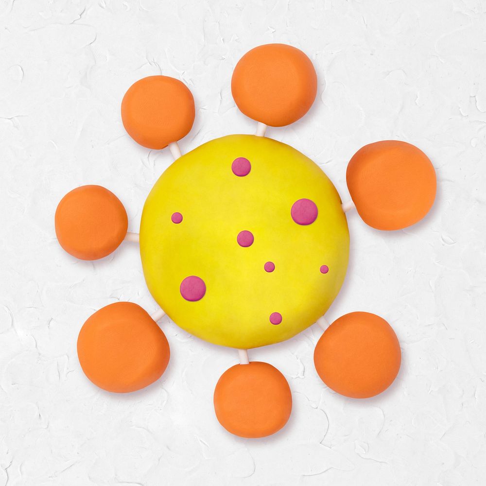 Covid-19 virus clay character cute | Free Photo - rawpixel