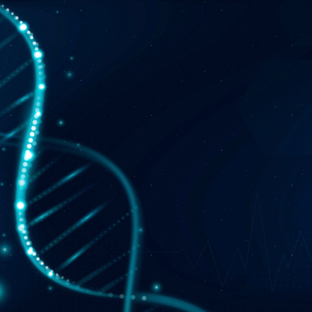 DNA biotechnology science background vector | Premium Vector - rawpixel