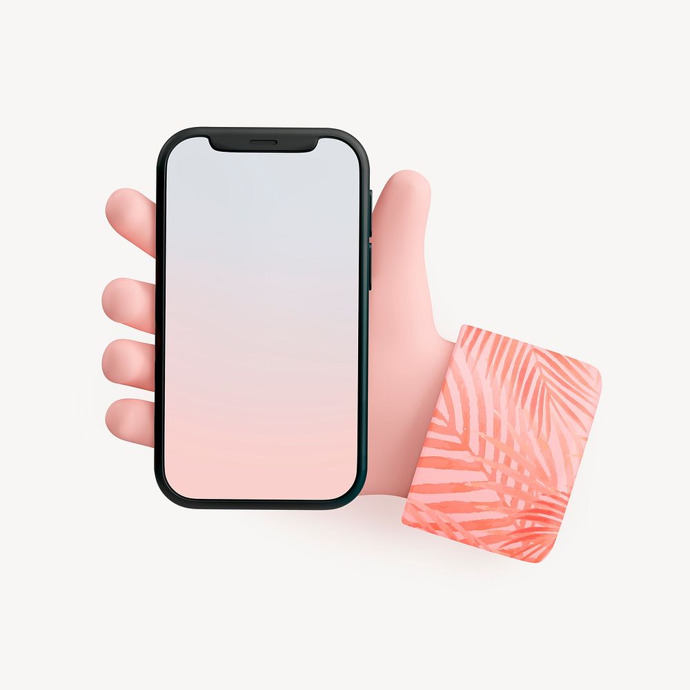 Cartoon phone screen clipart, 3D | Premium Photo Illustration - rawpixel