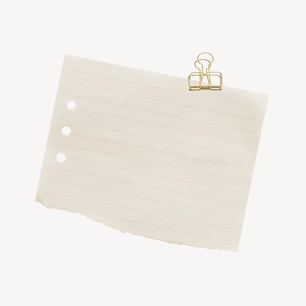 Ripped note paper collage element, | Premium Vector - rawpixel