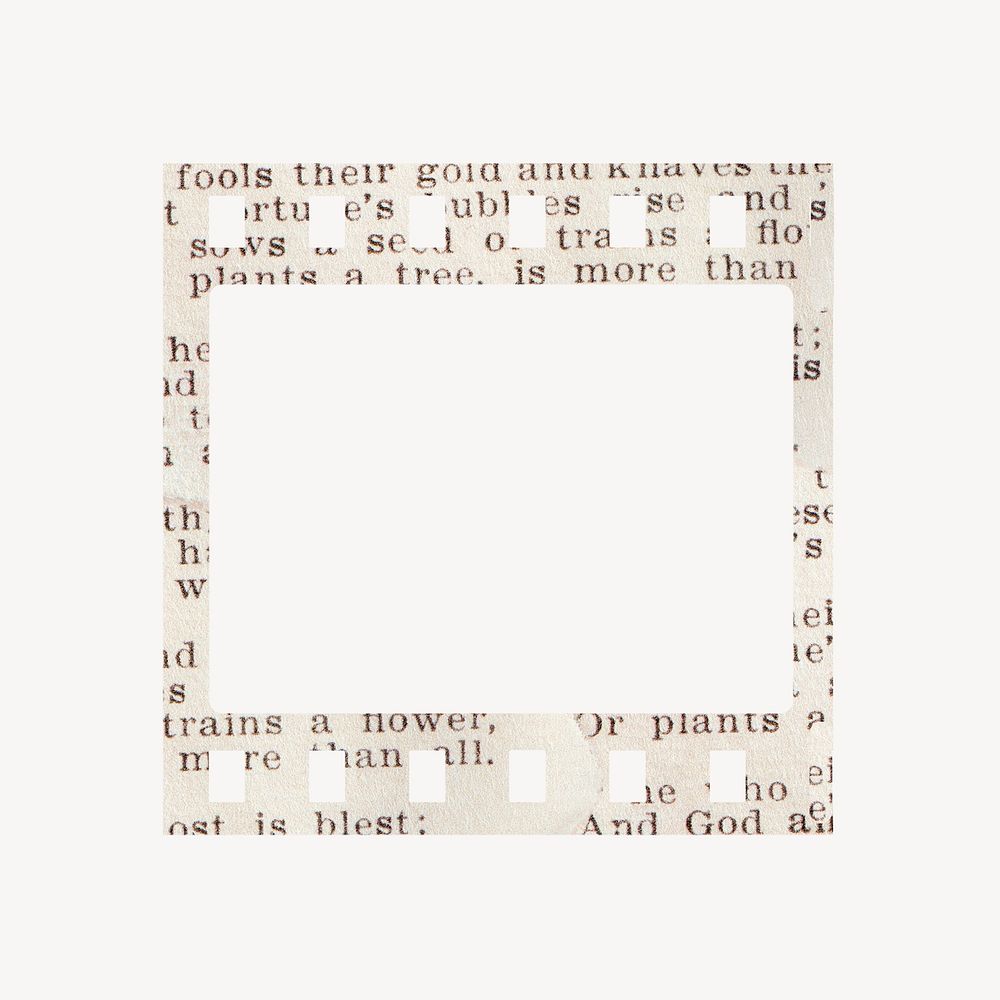Film frame, collage element, vintage | Premium PSD - rawpixel