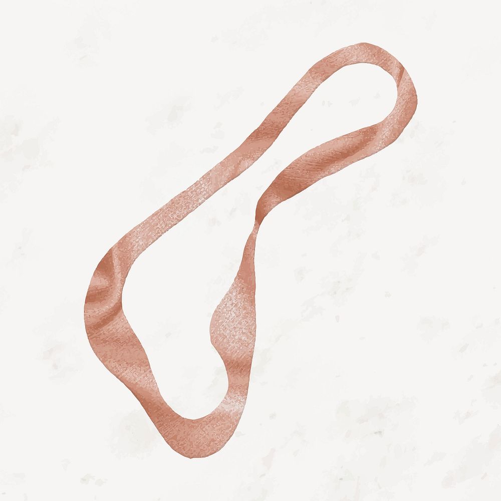 Brown shape sticker, aesthetic journal | Premium Vector - rawpixel