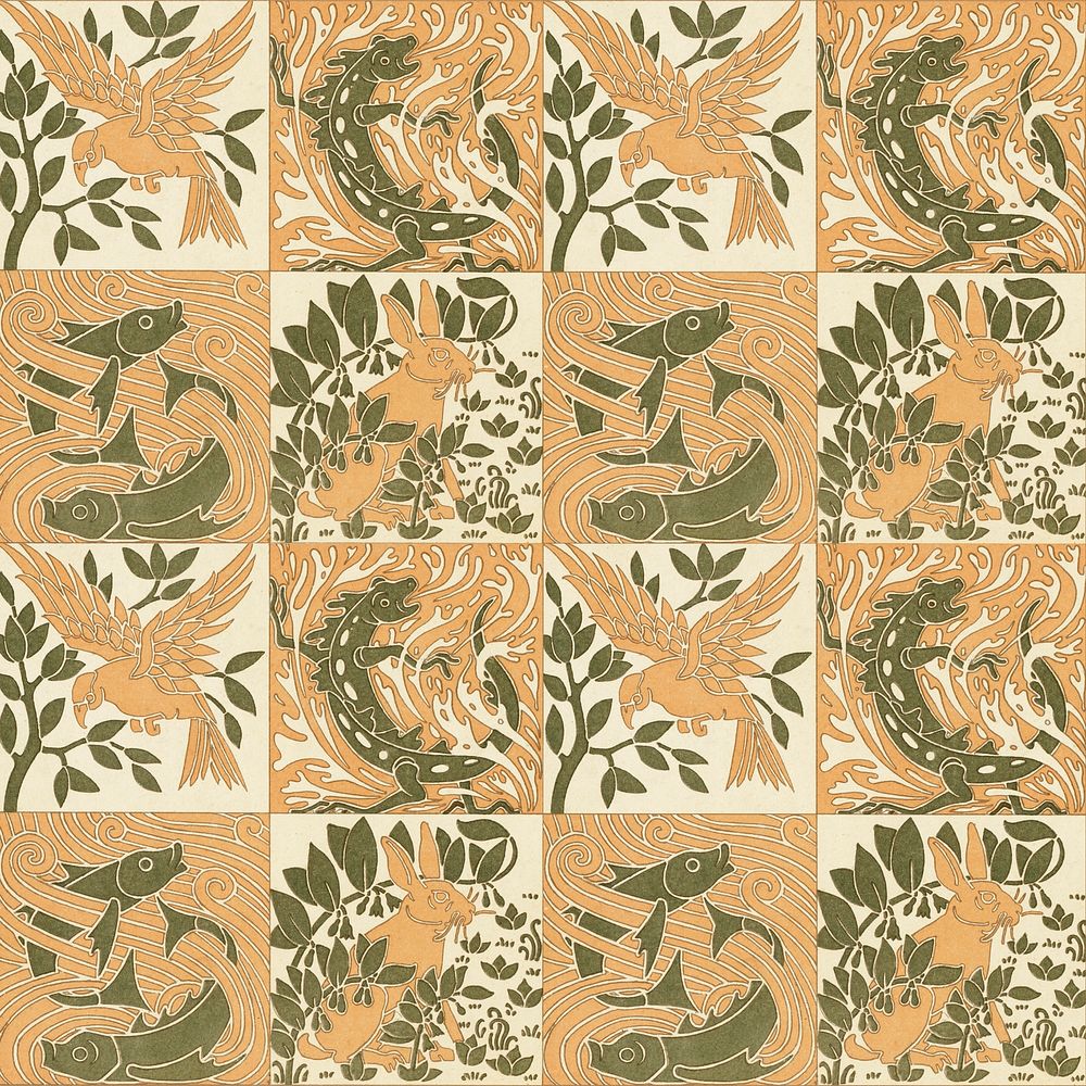 Exotic animal pattern background, Maurice | Premium Photo Illustration ...