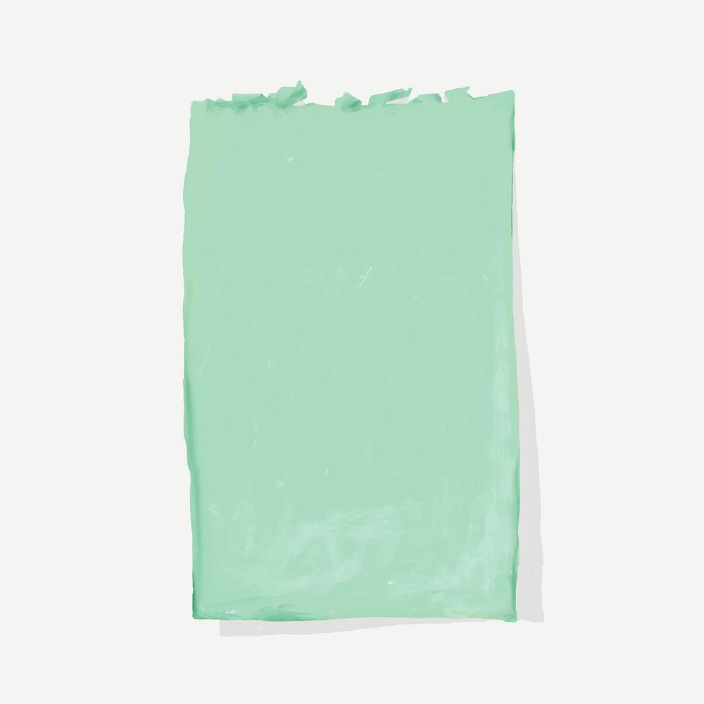 Green ripped paper, aesthetic stationery | Premium Vector Illustration ...