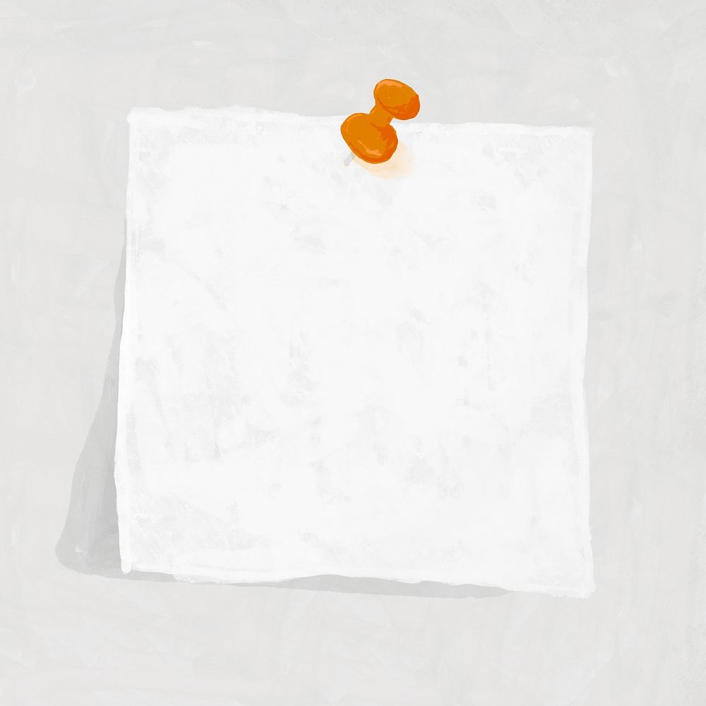 Pinned note paper, aesthetic stationery | Premium Photo Illustration ...