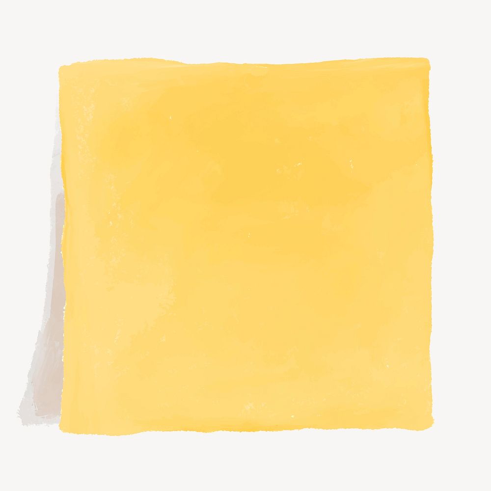 Yellow note paper, aesthetic stationery | Premium Vector Illustration ...