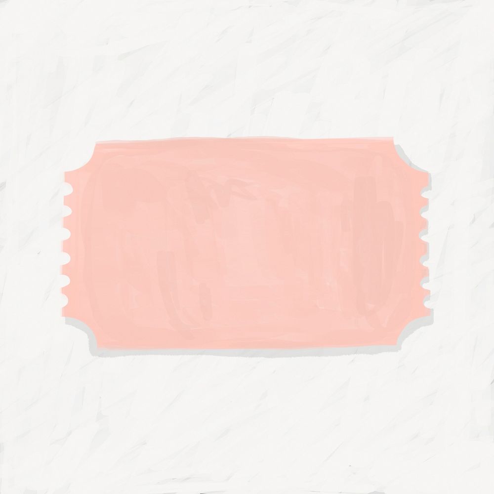 Pink ticket paper, aesthetic stationery | Premium Photo Illustration ...