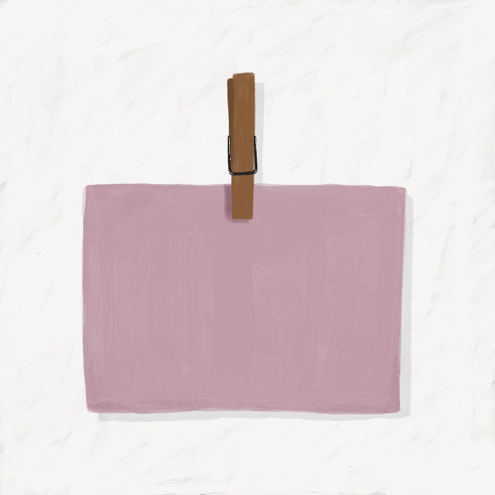 Purple clipped paper, aesthetic stationery | Premium Photo Illustration ...