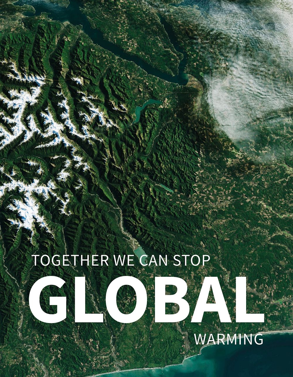 Global warming template psd for environment | Free PSD Template - rawpixel