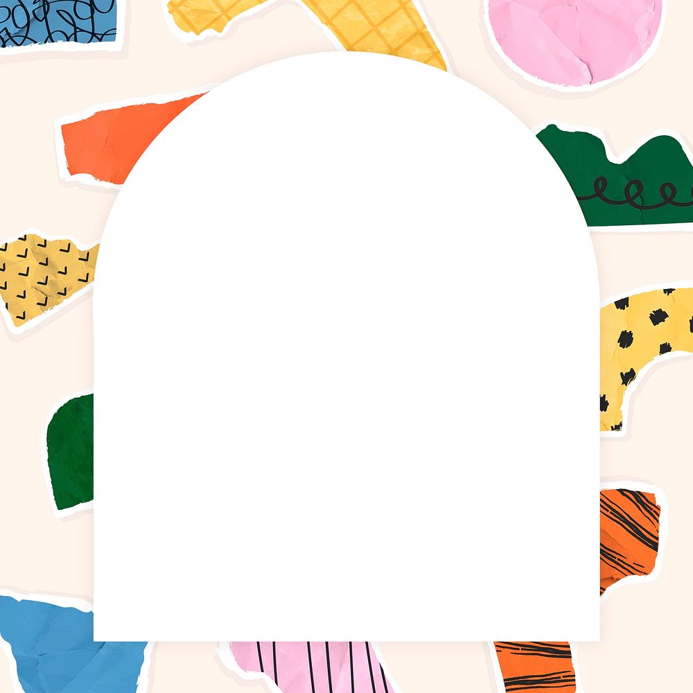 Ripped paper frame psd pastel | Premium PSD - rawpixel