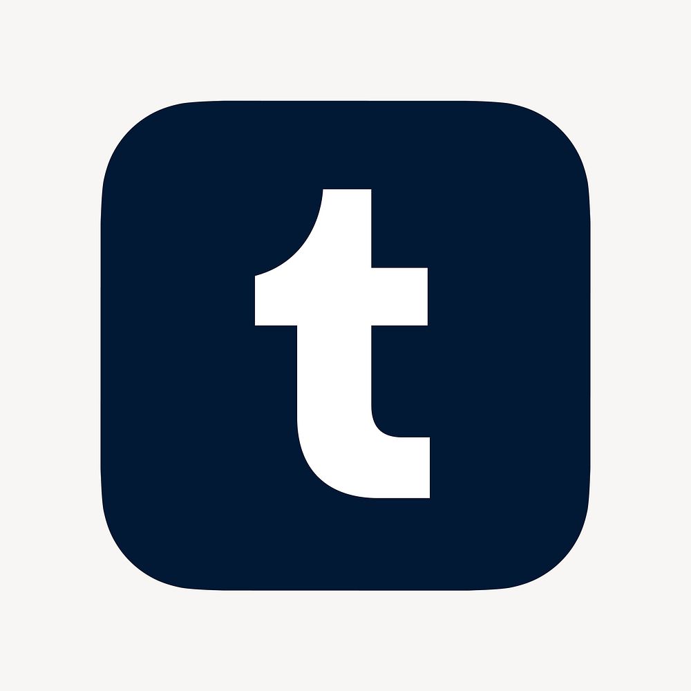 Tumblr psd social media icon. | Premium PSD - rawpixel