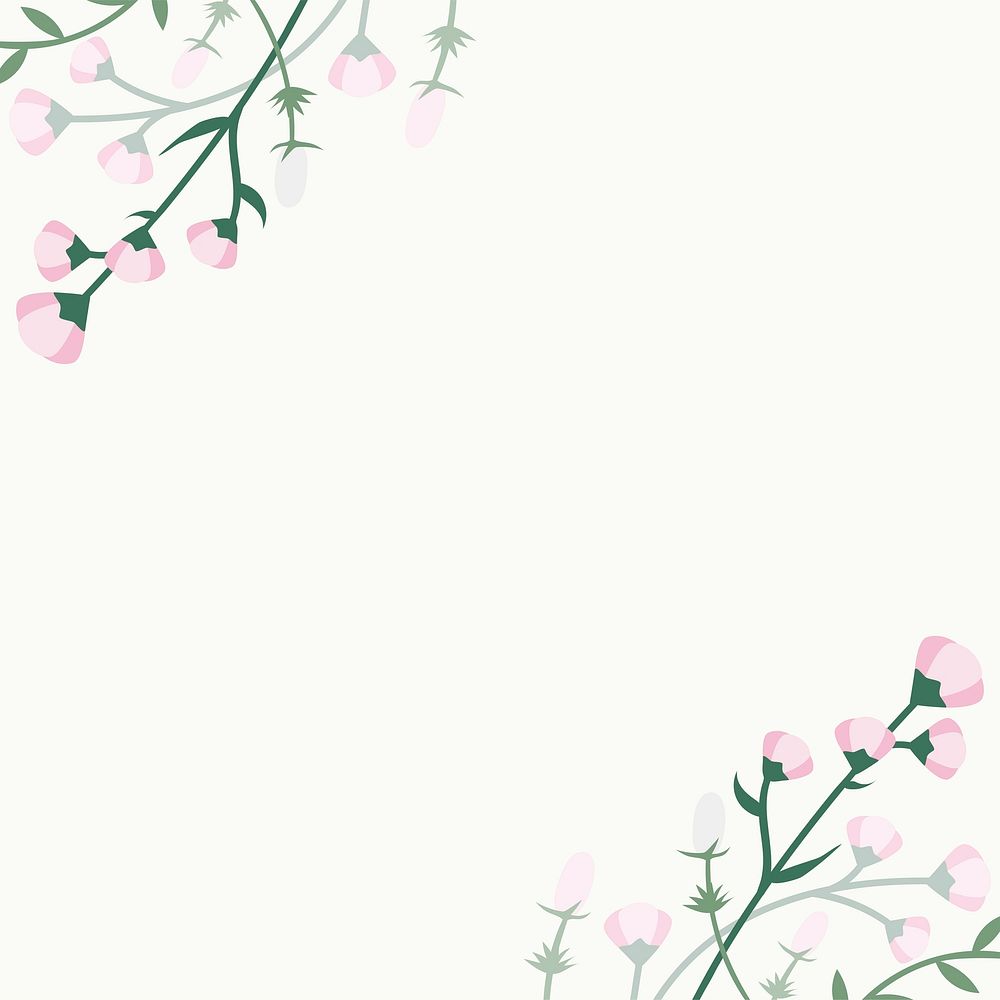 Wildflower border frame decorated small | Free Photo - rawpixel