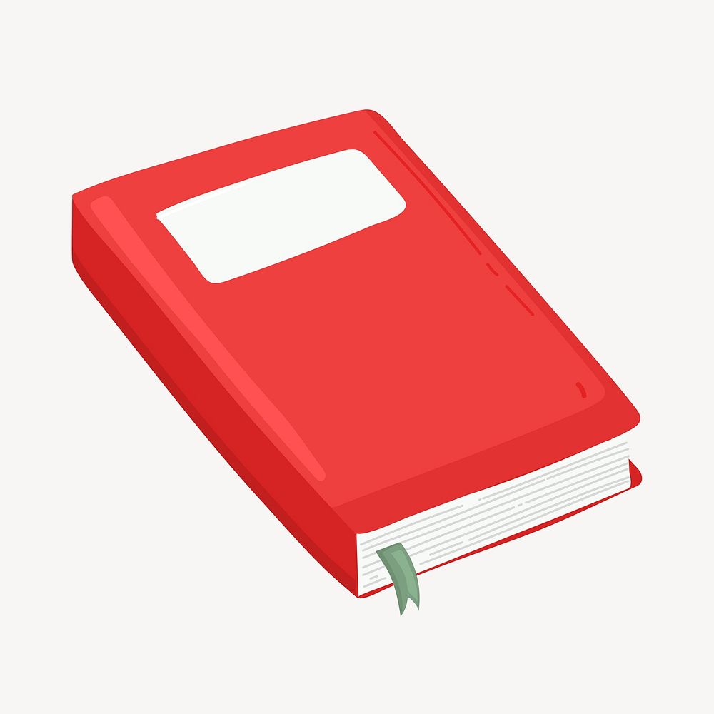 Red book, cute cartoon illustration | Free Photo Illustration - rawpixel
