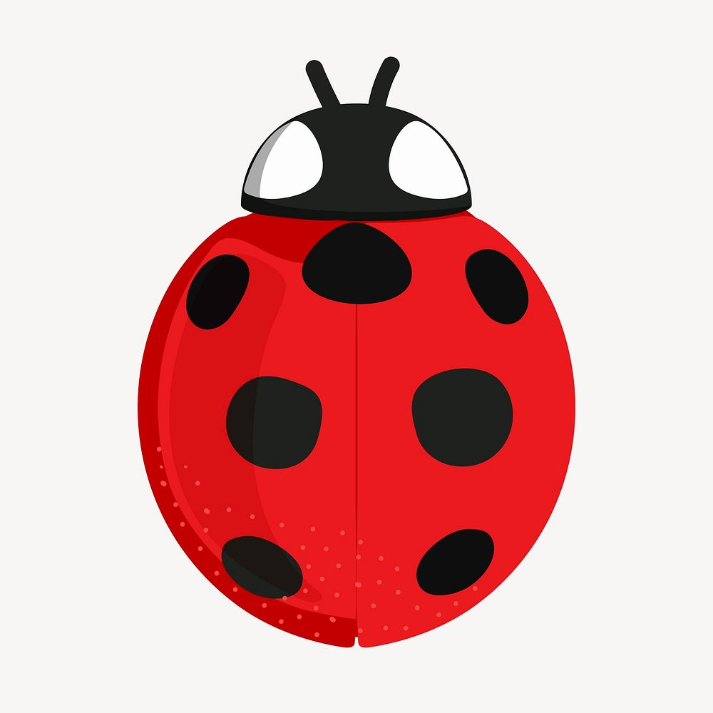 Red ladybug, cute cartoon illustration | Free Photo Illustration - rawpixel