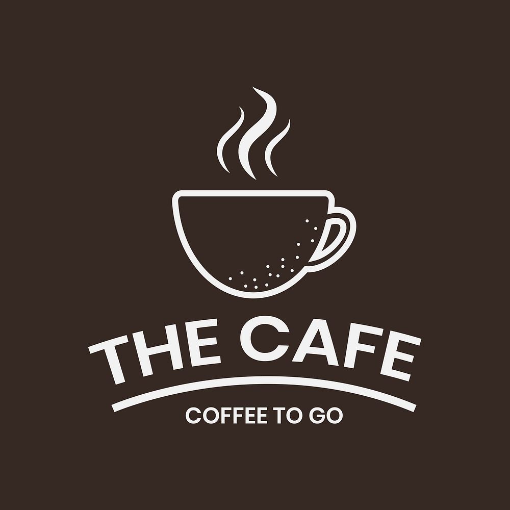 Cafe logo, food business template | Premium PSD - rawpixel