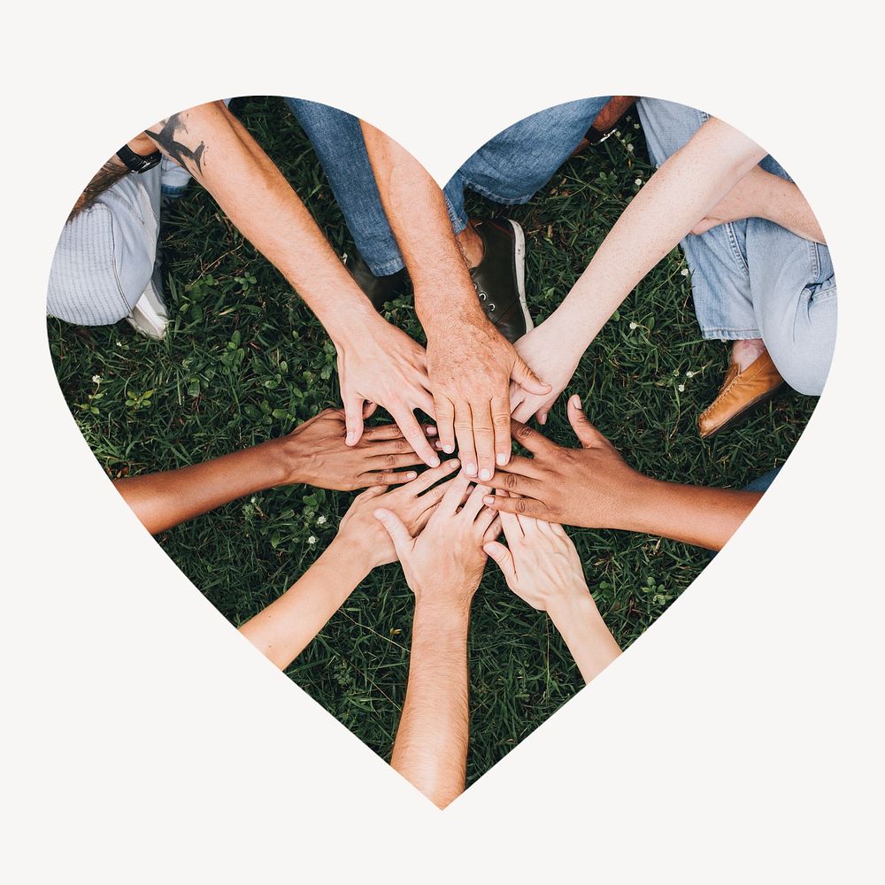 Teamwork, diverse hands heart shape | Free Photo - rawpixel
