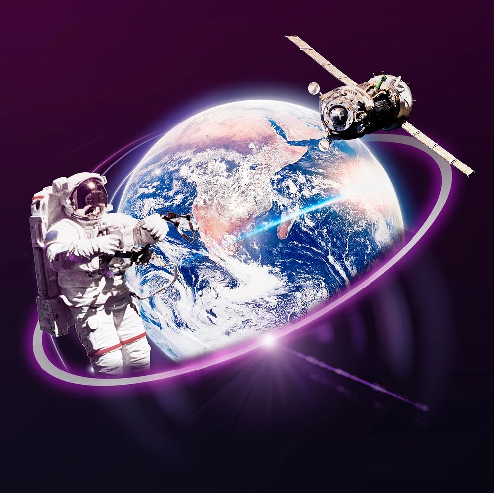 Digital outer space technology graphic | Free Photo - rawpixel