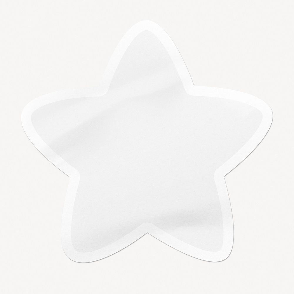 Blank star sticker, wrinkled texture, | Free Photo - rawpixel
