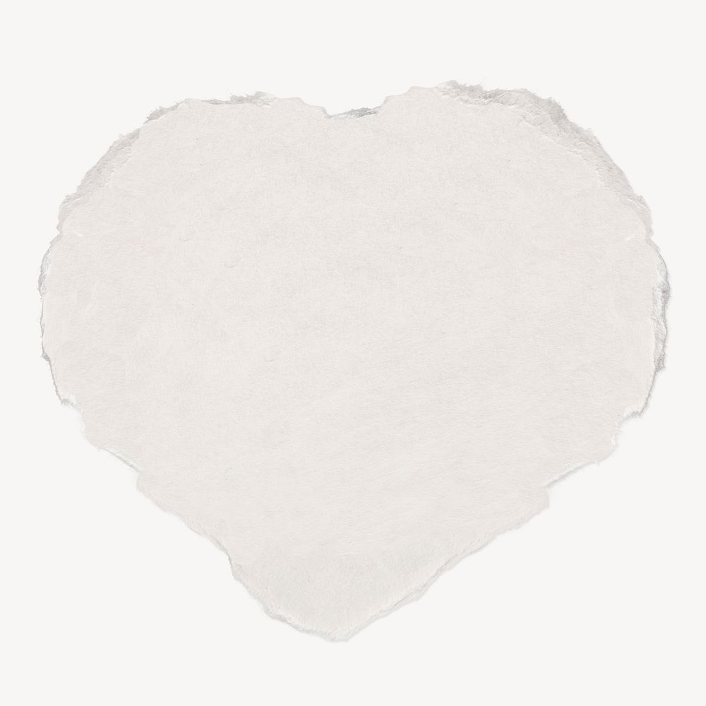Heart ripped paper scrap | Free Photo - rawpixel