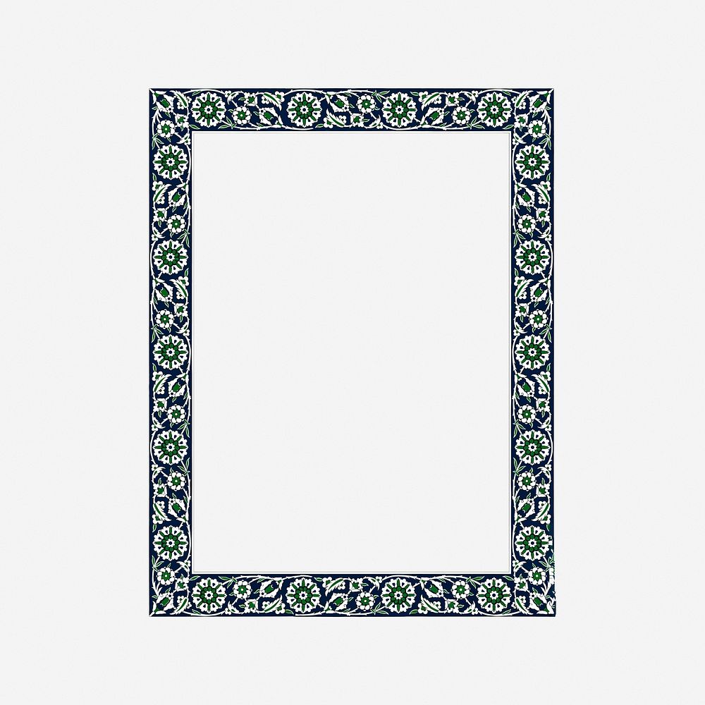 Persian frame, drawing illustration. | Free Photo - rawpixel