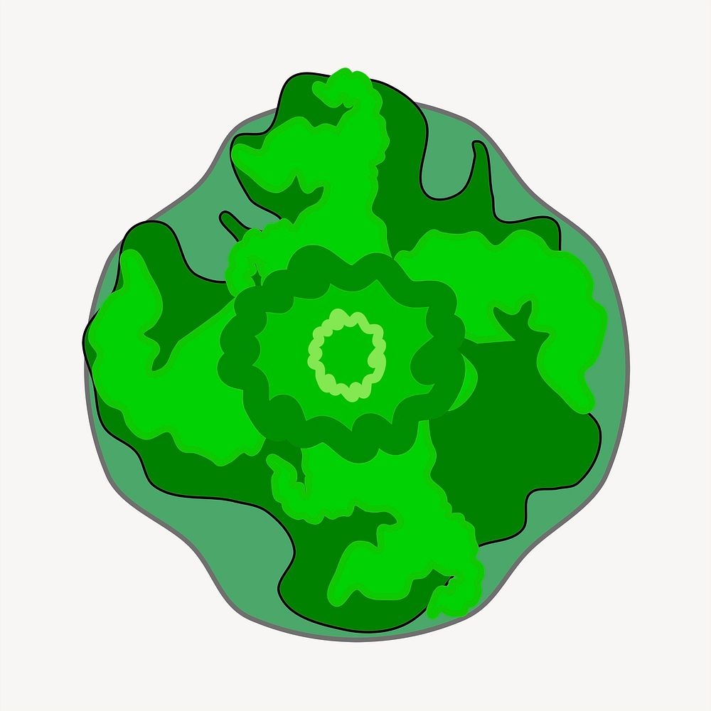 Tree top view illustration. Free | Free Photo - rawpixel