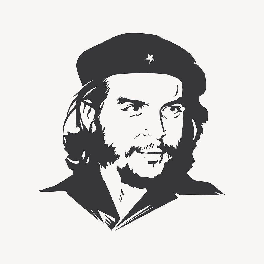 Che Guevara clip art, famous | Free Photo Illustration - rawpixel