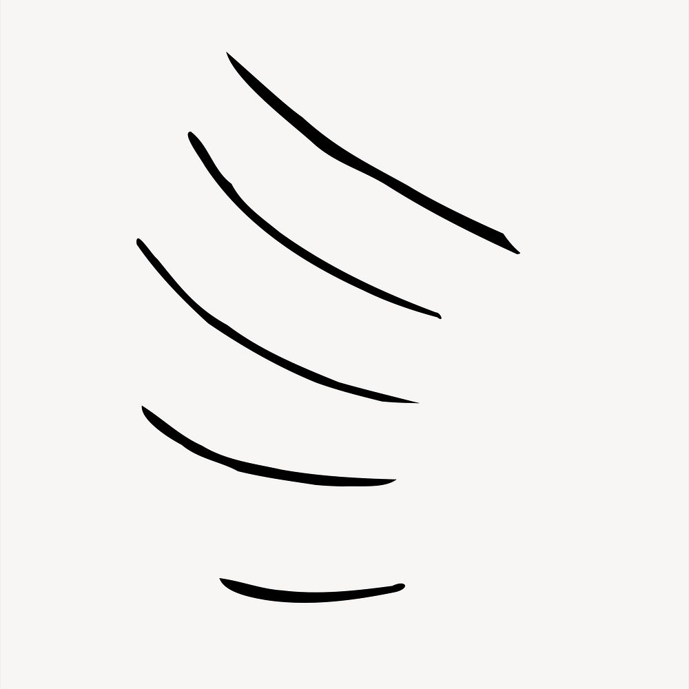 Comic line effect collage element, | Free Vector - rawpixel