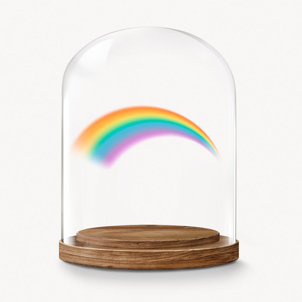Rainbow glass dome, weather concept | Free Photo - rawpixel
