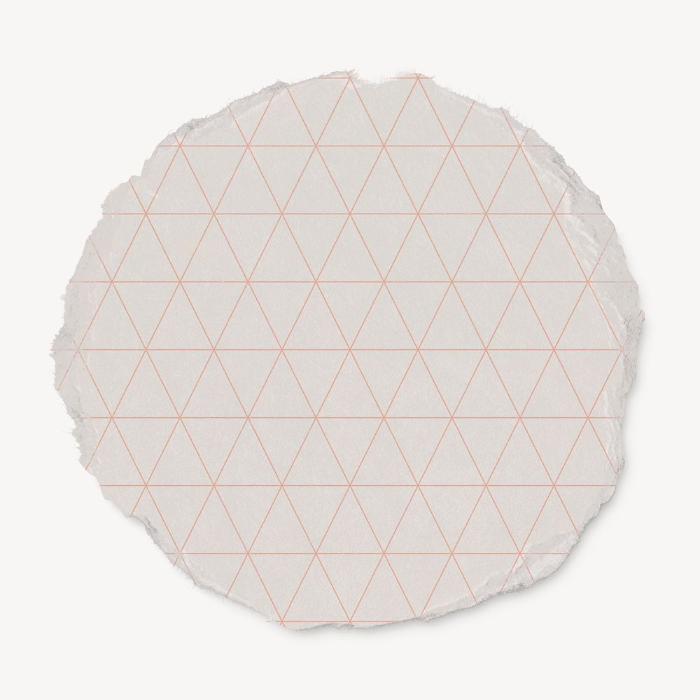 Pink triangle pattern, ripped paper | Free PSD - rawpixel