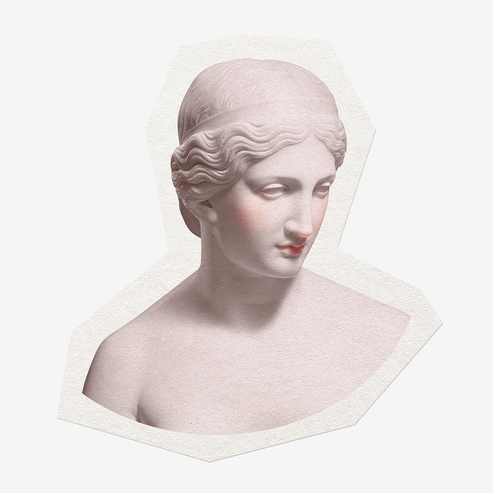 Greek goddess statue, cut paper | Premium Photo - rawpixel