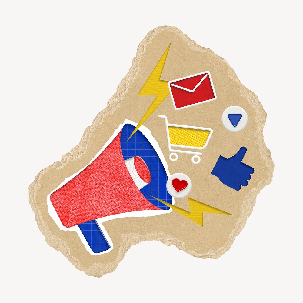 Digital advertisement collage element, business | Premium PSD - rawpixel