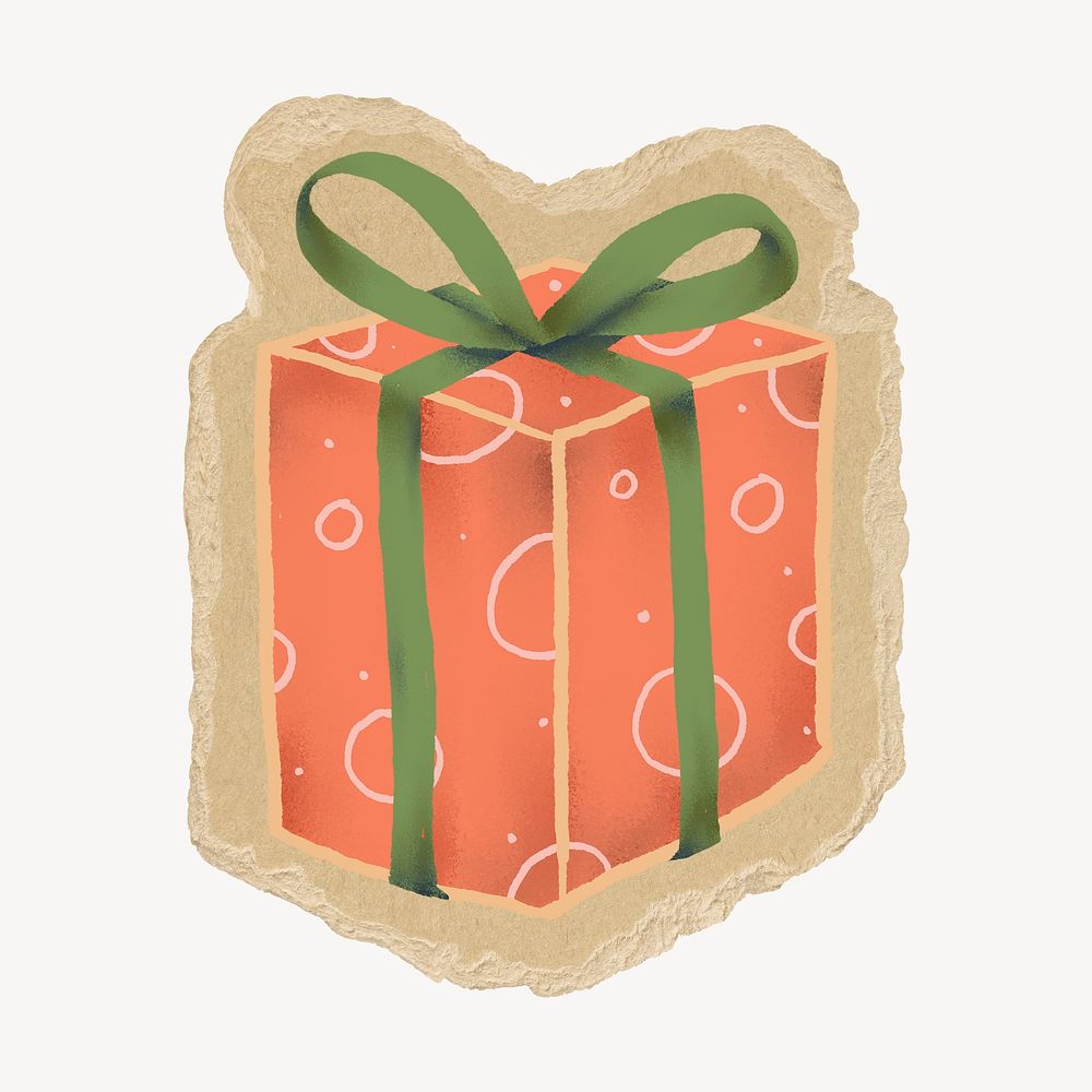 Christmas present brown torn paper | Free Photo - rawpixel