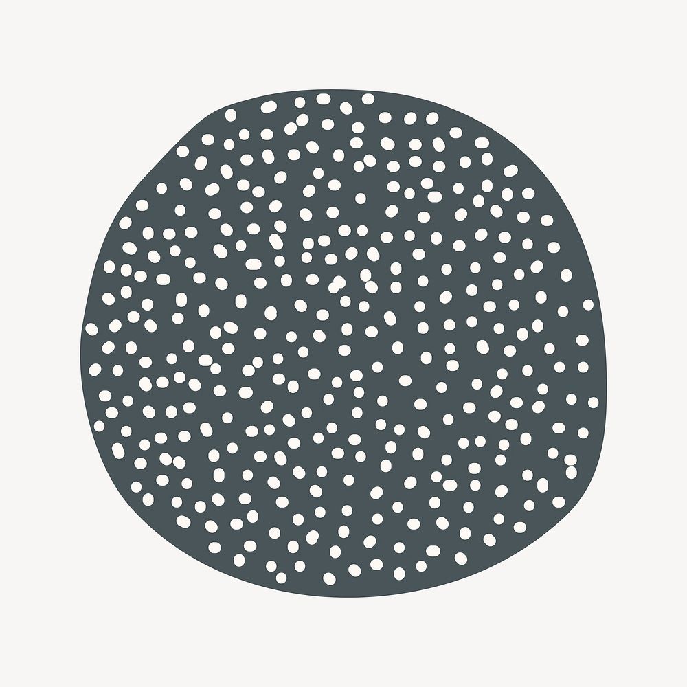 Dots patterned, round shape collage | Premium Vector - rawpixel