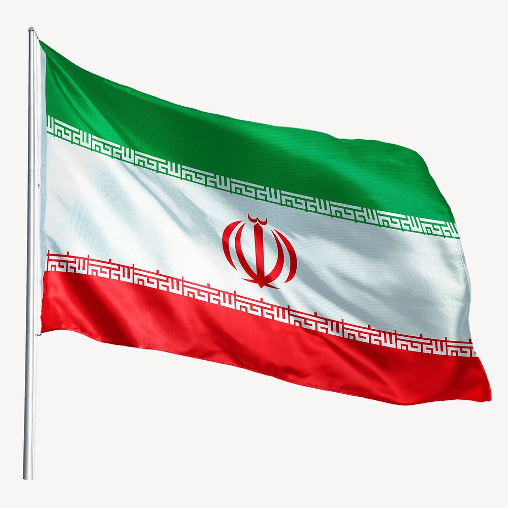 Waving Persian flag, national symbol | Free Photo - rawpixel