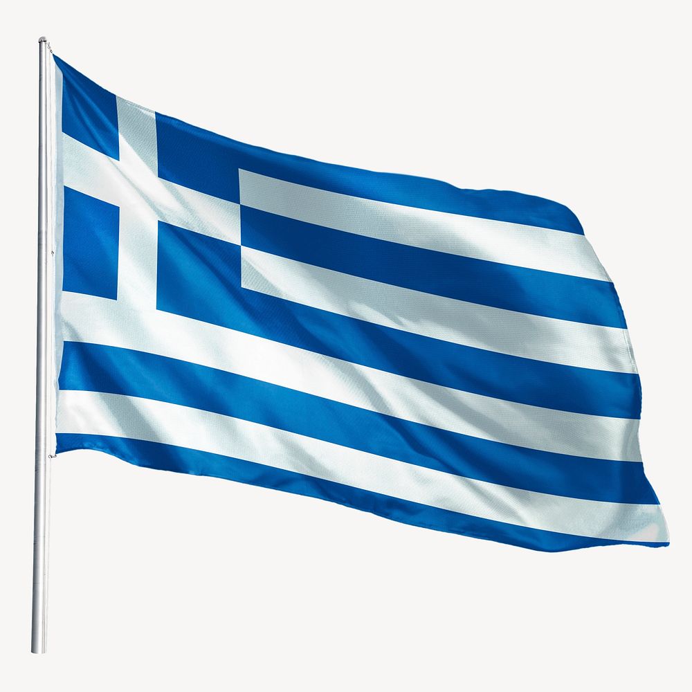 Waving Greece flag, national symbol | Free Photo - rawpixel
