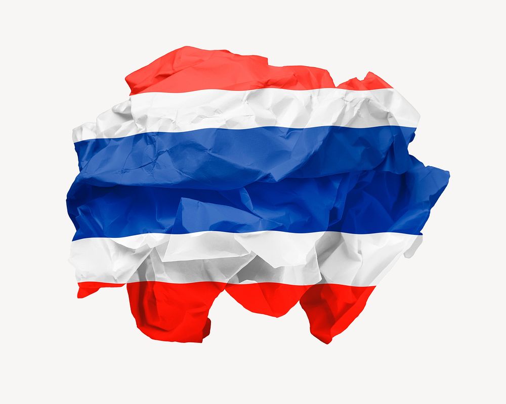 Thailand flag crumpled paper, national | Free Photo - rawpixel