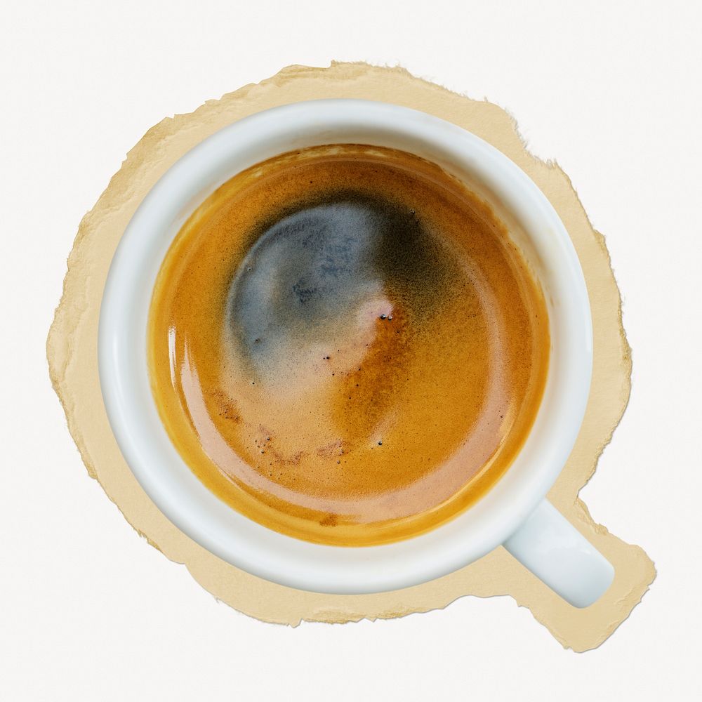 Black coffee ripped paper, hot | Free Photo - rawpixel