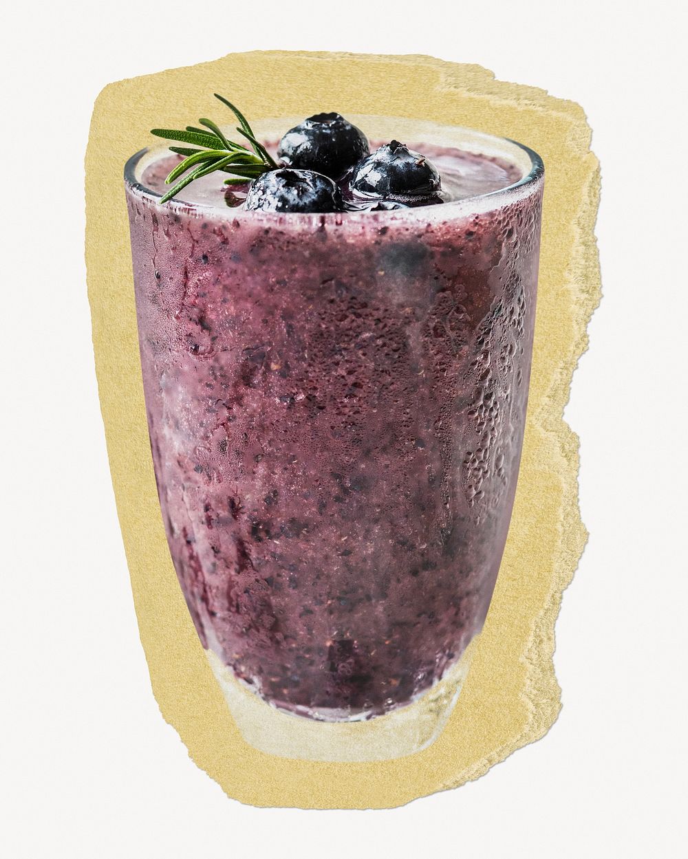 Blueberry smoothie ripped paper, healthy | Free Photo - rawpixel