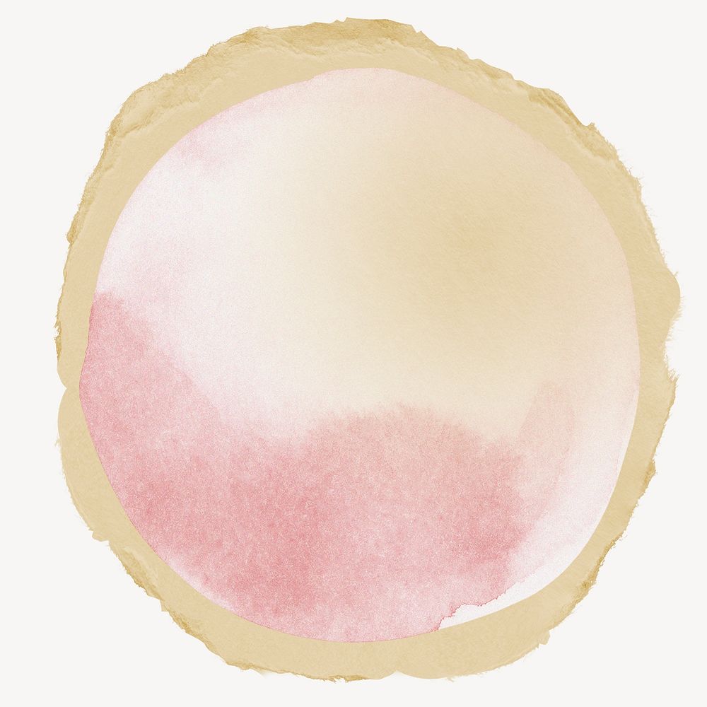 Pink watercolor stain, ripped paper | Premium Photo - rawpixel