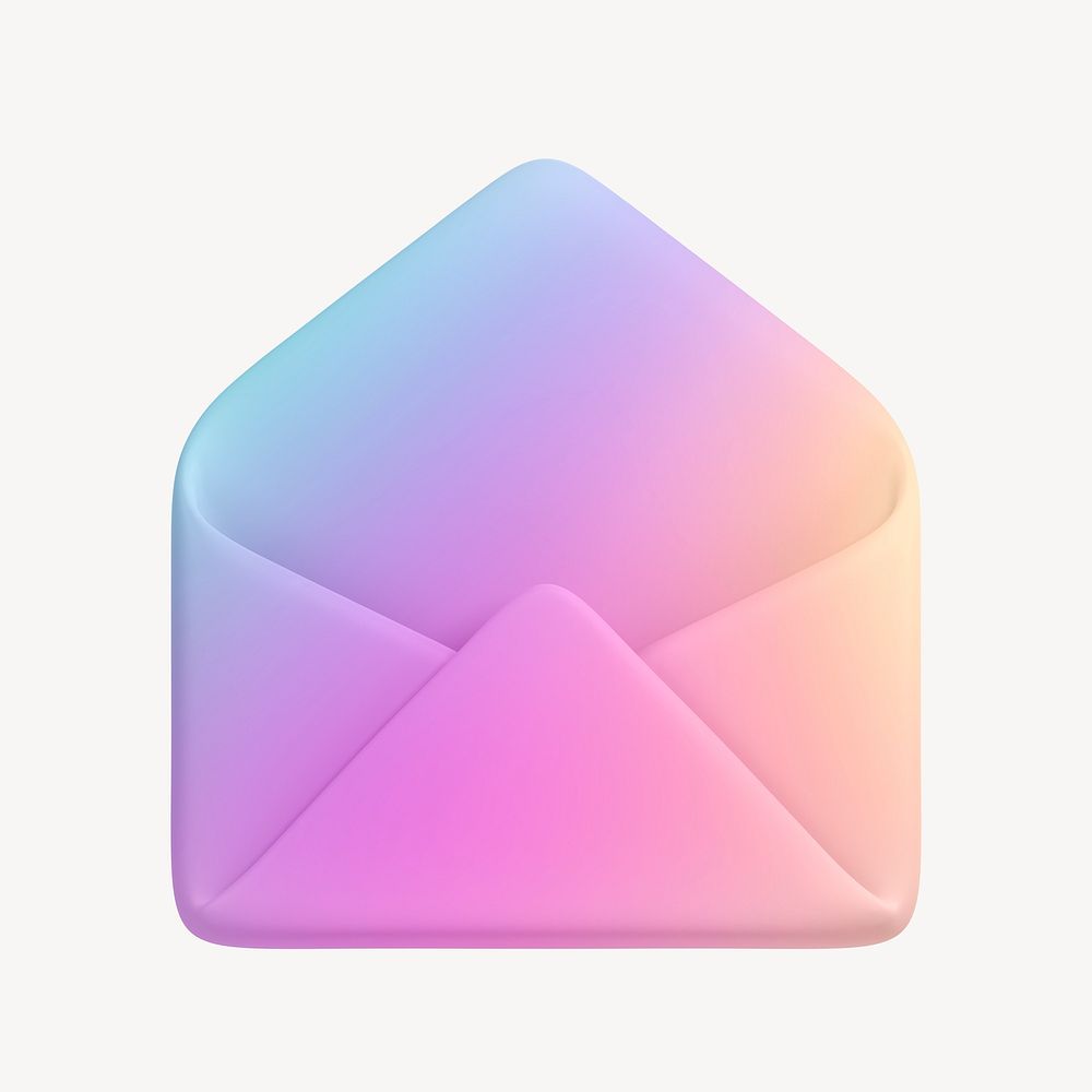 Pink envelope, email icon, 3D | Free Photo Illustration - rawpixel